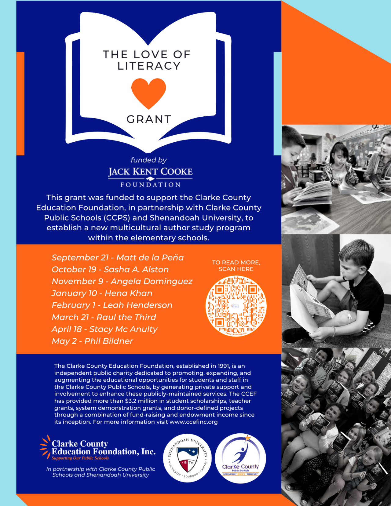 CCEF Receives $35,000 Grant from the Jack Kent Cooke Foundation for the ...