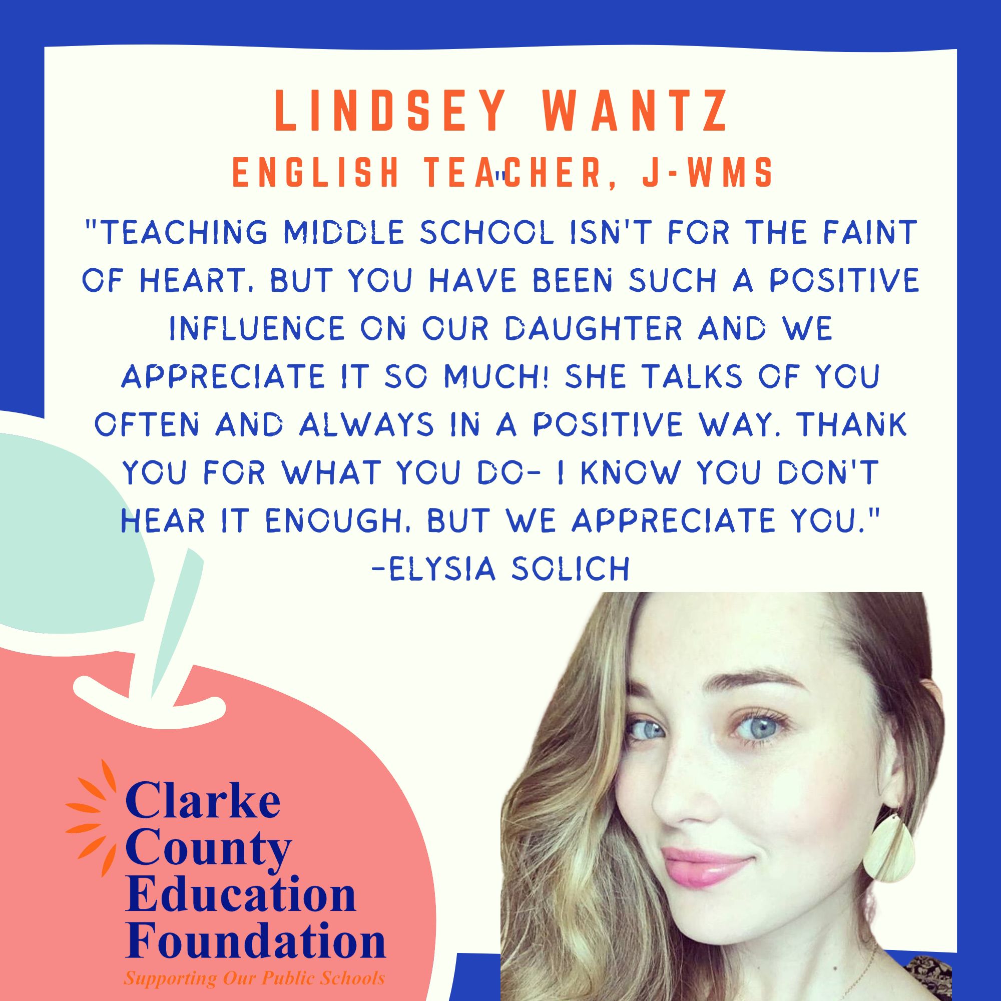 Wantz-JWMS - Clarke County Education Foundation