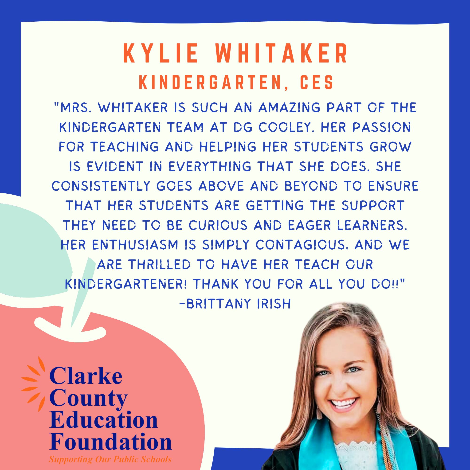 Whitaker-CES - Clarke County Education Foundation